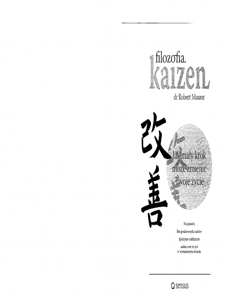 Robert Maurer - Filozofia Kaizen | PDF