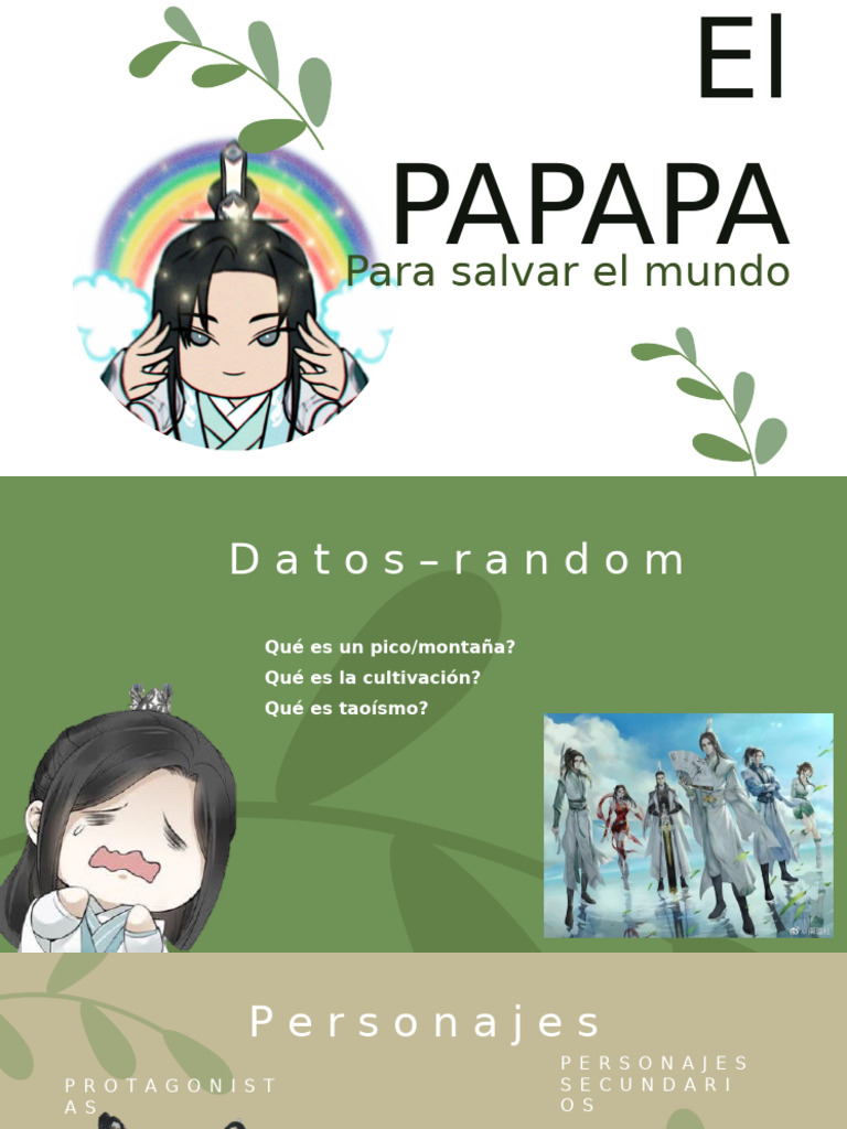 El Papapa para Salvar El Mund0 | PDF