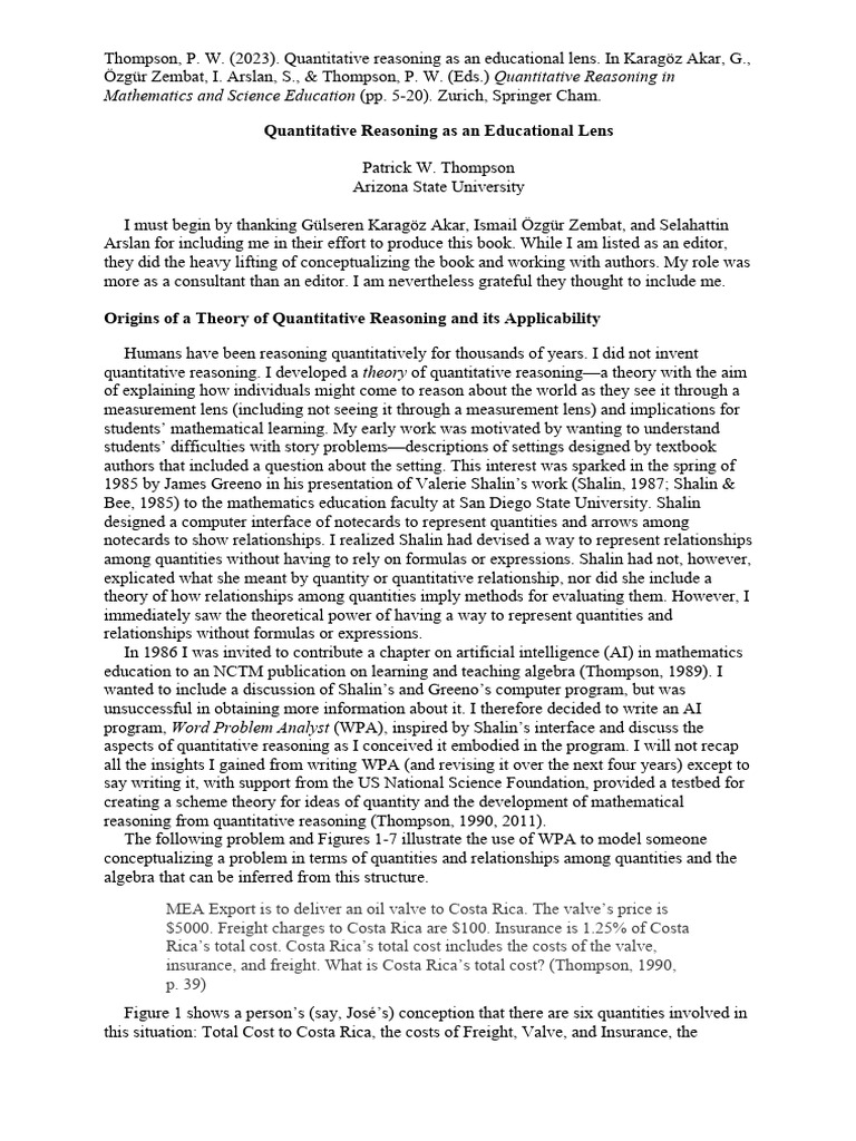 2022 Quantitative Reasoning | PDF | Interest | Force