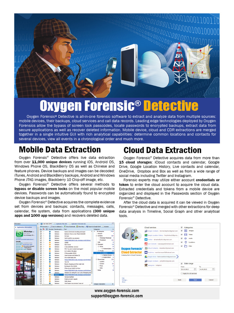 Oxygen Forensic Detective | PDF | Android (Operating System) | Cloud ...