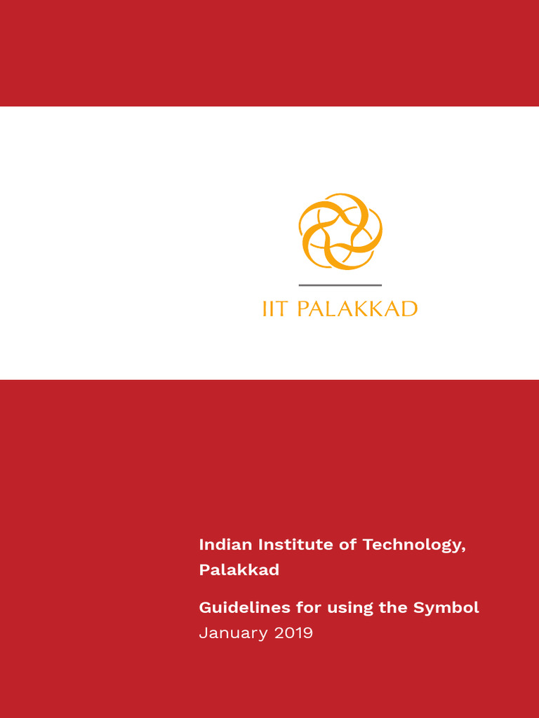 IITPalakkad Logo Guidelines To Website | PDF | Typefaces | Logos