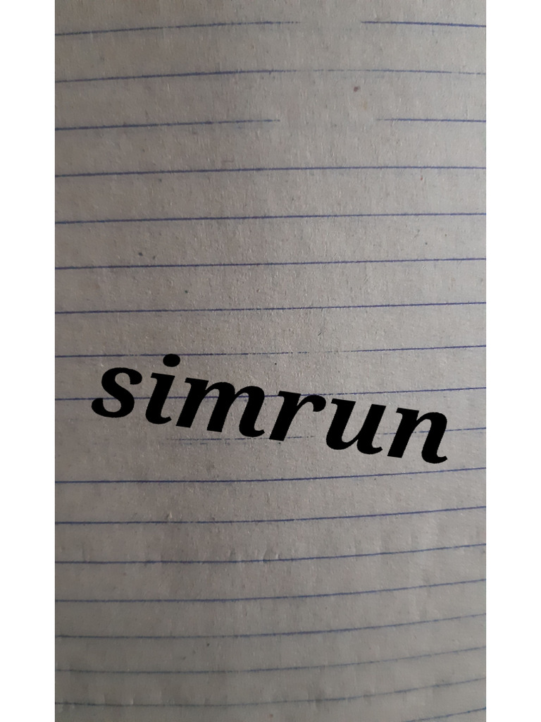 Simrun | PDF