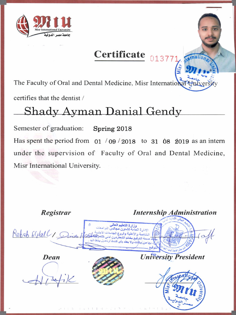 Graduation Certificate | PDF