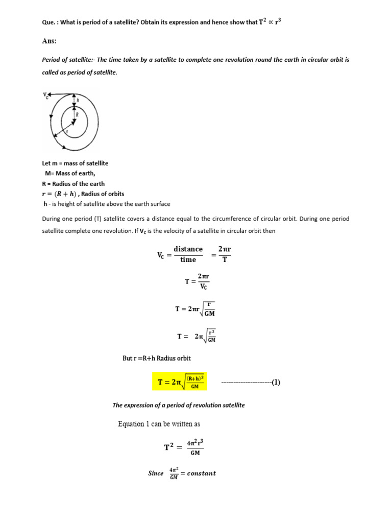 Gravitation 10-09-2024 | PDF | Orbit | Gravity