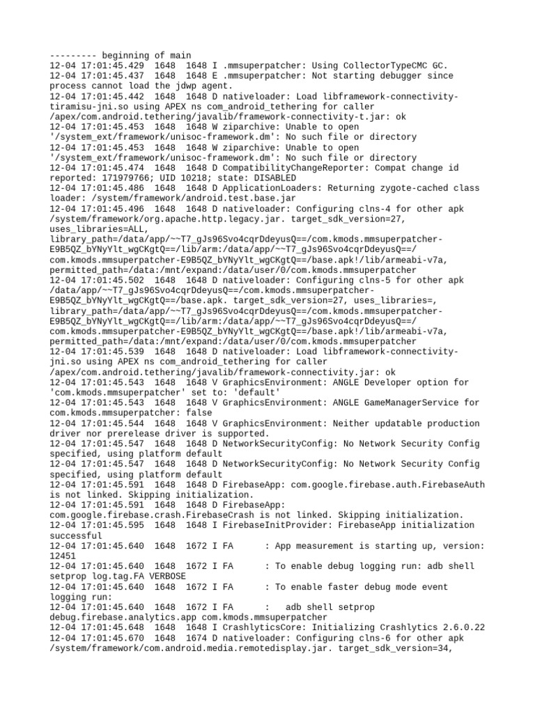 Log Mmsuperpatcher | PDF | Computing | Software