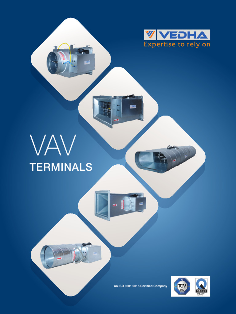 VAV Terminal E Brochure | PDF | Duct (Flow) | Flow Measurement