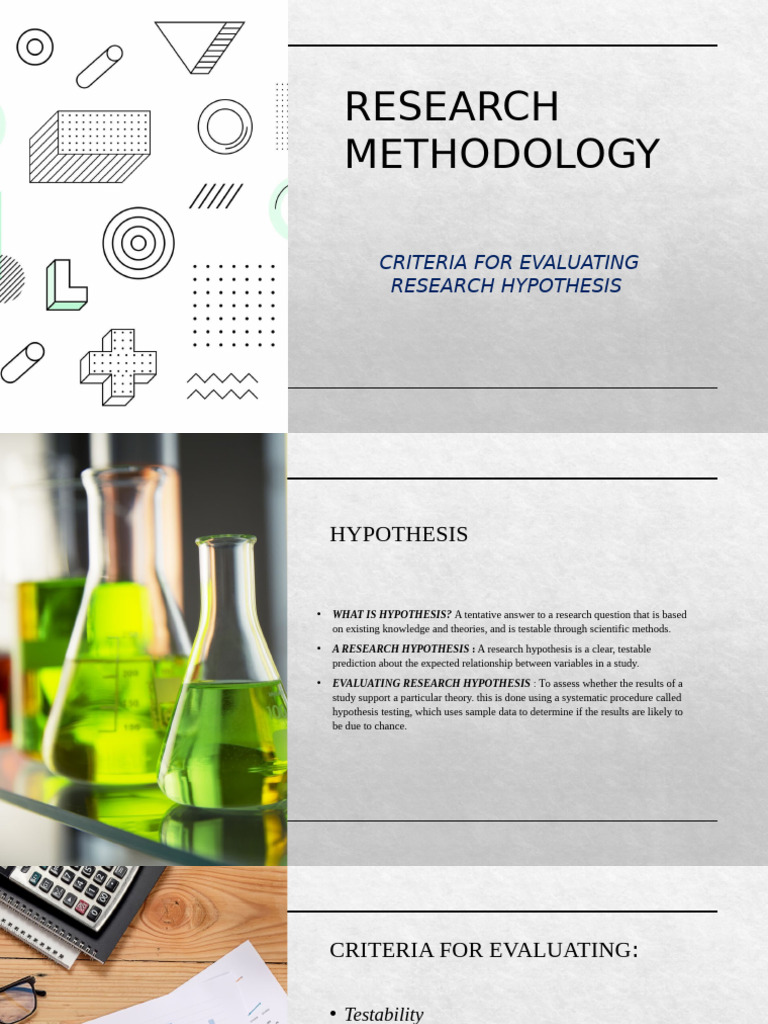 RM Research Hypothesis | PDF | Hypothesis | Falsifiability