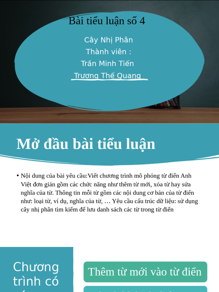 Bai Tieu Luan 4 | PDF