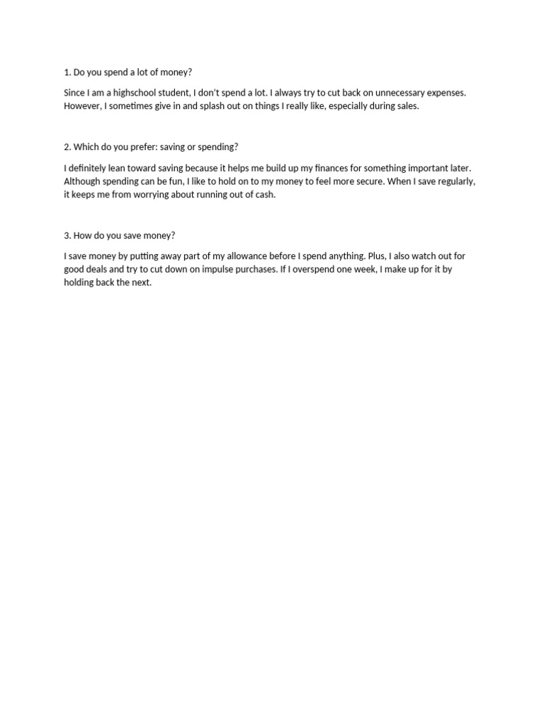 Money - Transcript | PDF