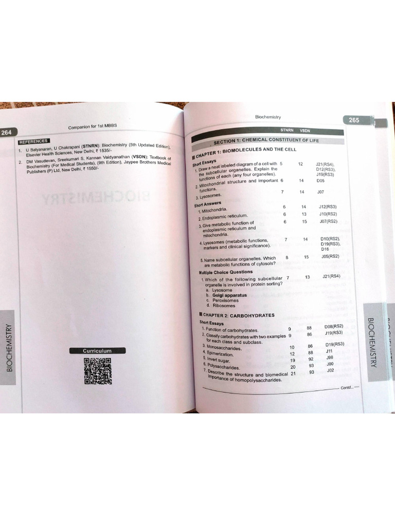 Biochemistry Singi RS4 PDF | PDF