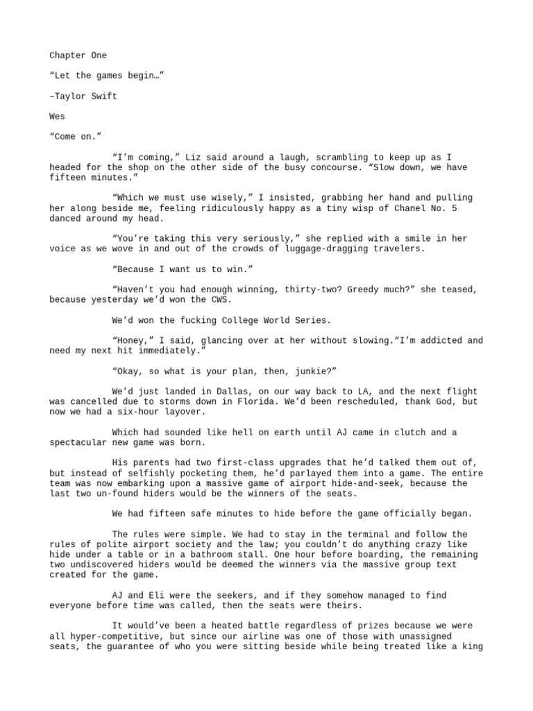 Nothing Like The Movies - Extra Chapter | PDF