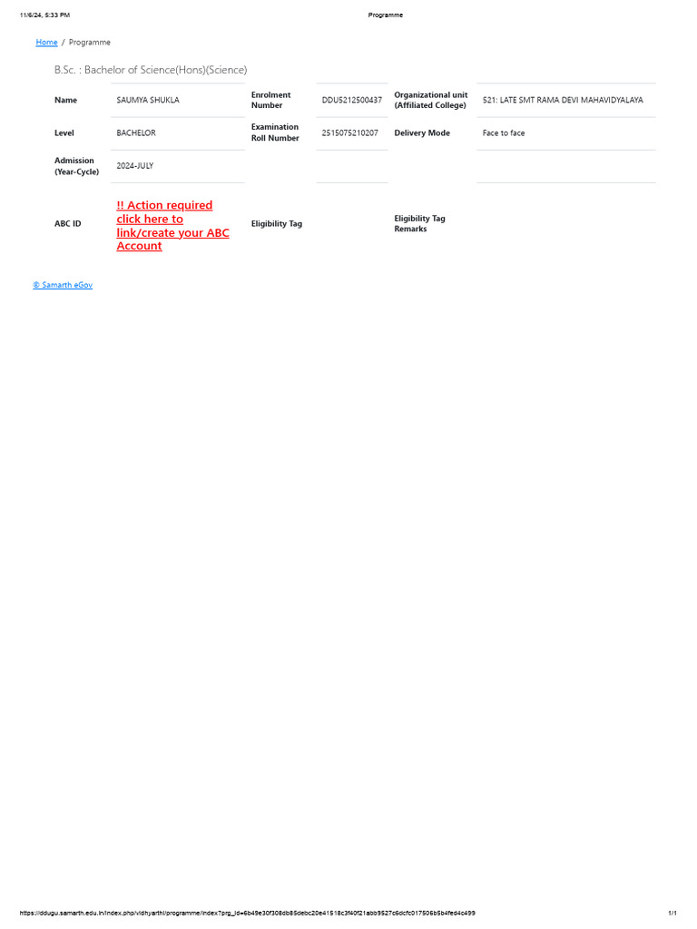 Programme Saumya | PDF