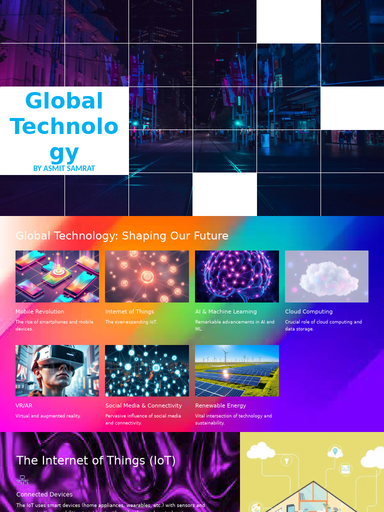 Global-Technology-Shaping-Our-Future | PDF | Internet Of Things ...