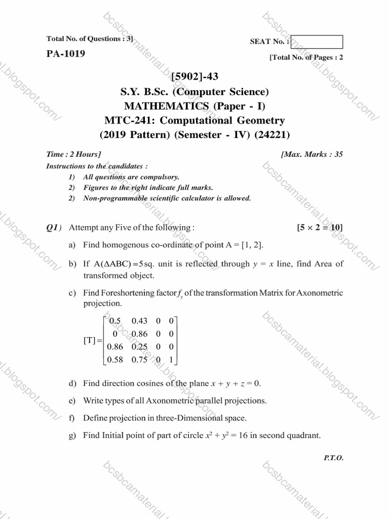 Computational Geometry | PDF