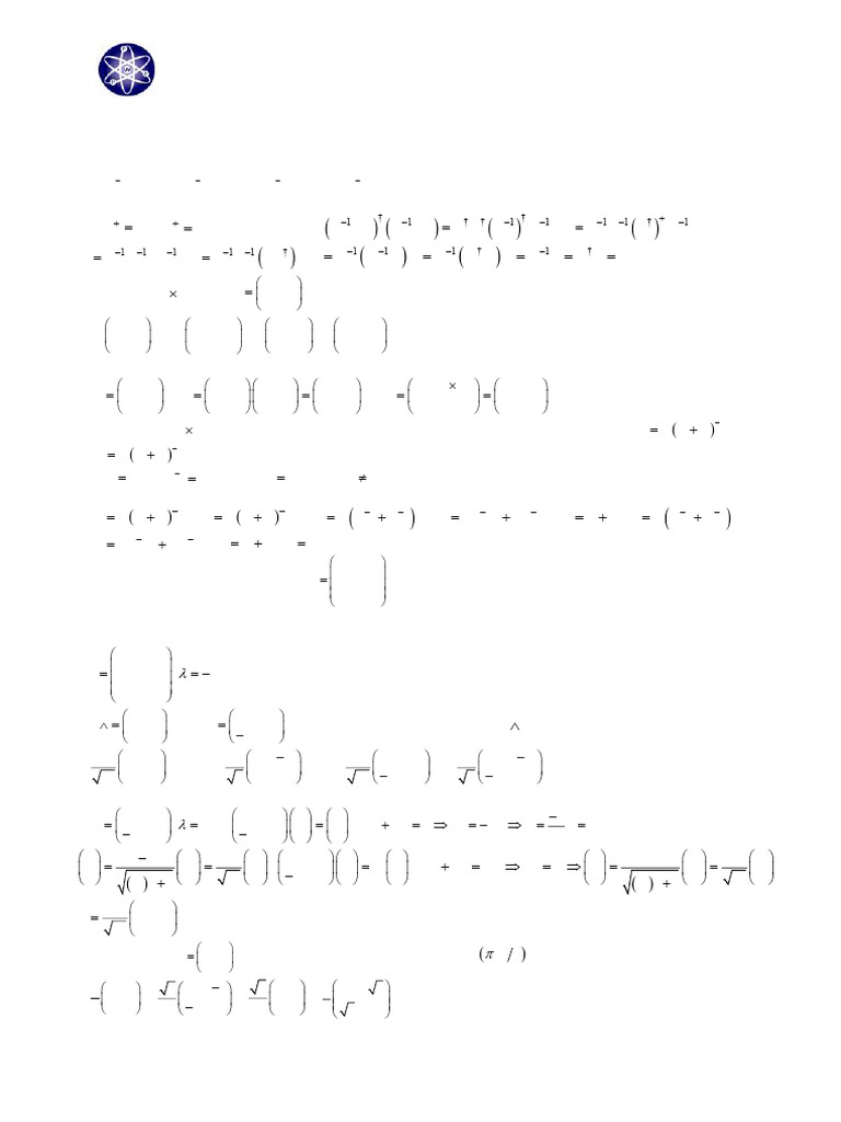 Linear Algebra TOTAL TWO COLU | PDF | Matrix (Mathematics ...