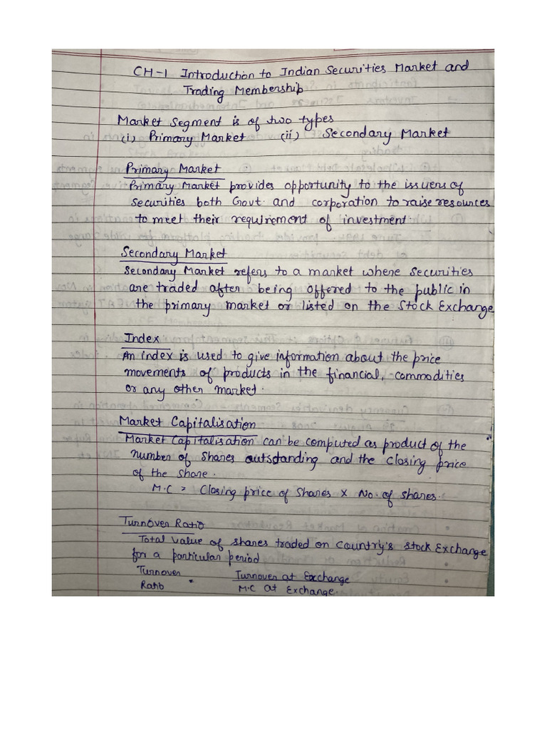 CH 1 FMM Notes | PDF