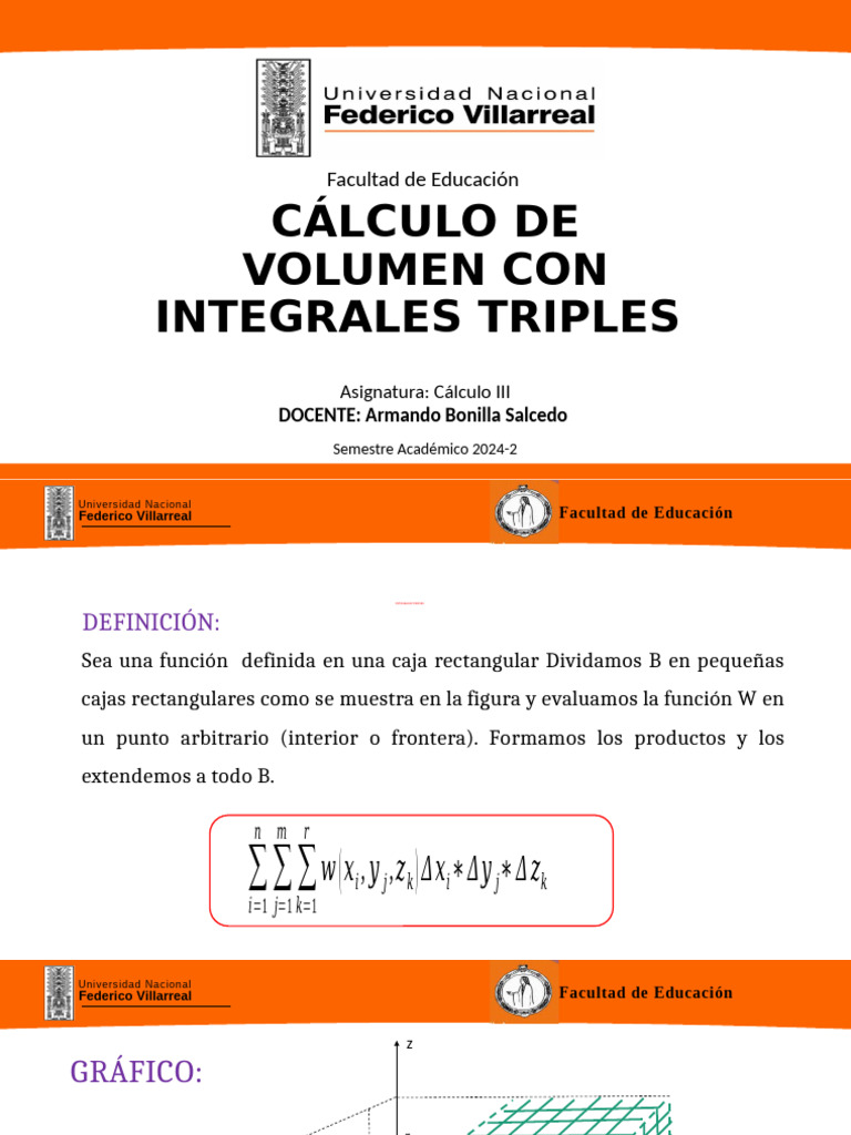 Caluclo de Volumen Con Integrales Triples-2 | PDF | Integral ...