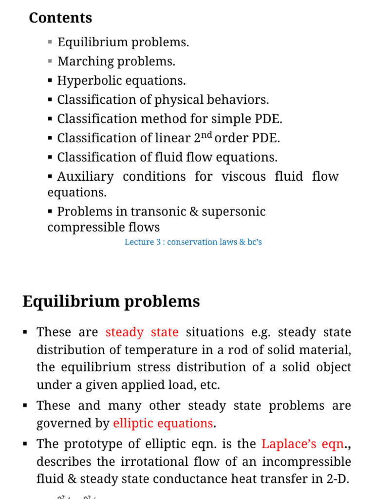 CFD Lecture 3 | PDF | Fluid Dynamics | Partial Differential Equation