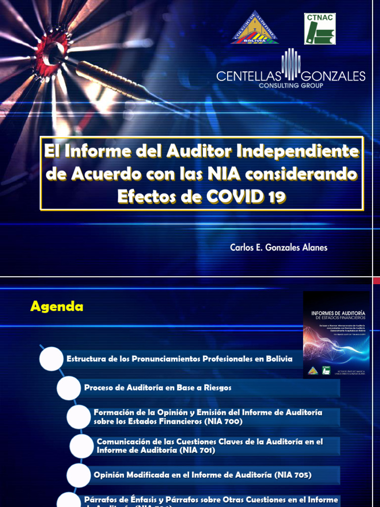 03 Informe Del Auditor y COVID 19 | PDF | Auditoría | Contralor