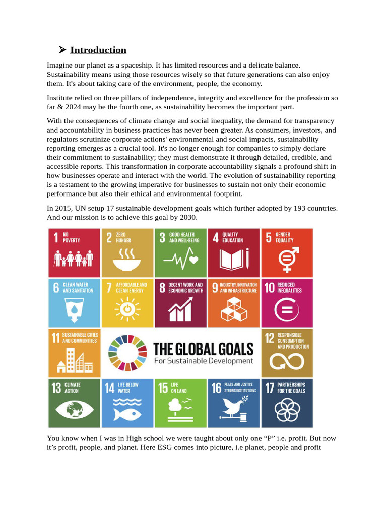 Future of ESG and Sustainability Reporting | PDF | Sustainability ...