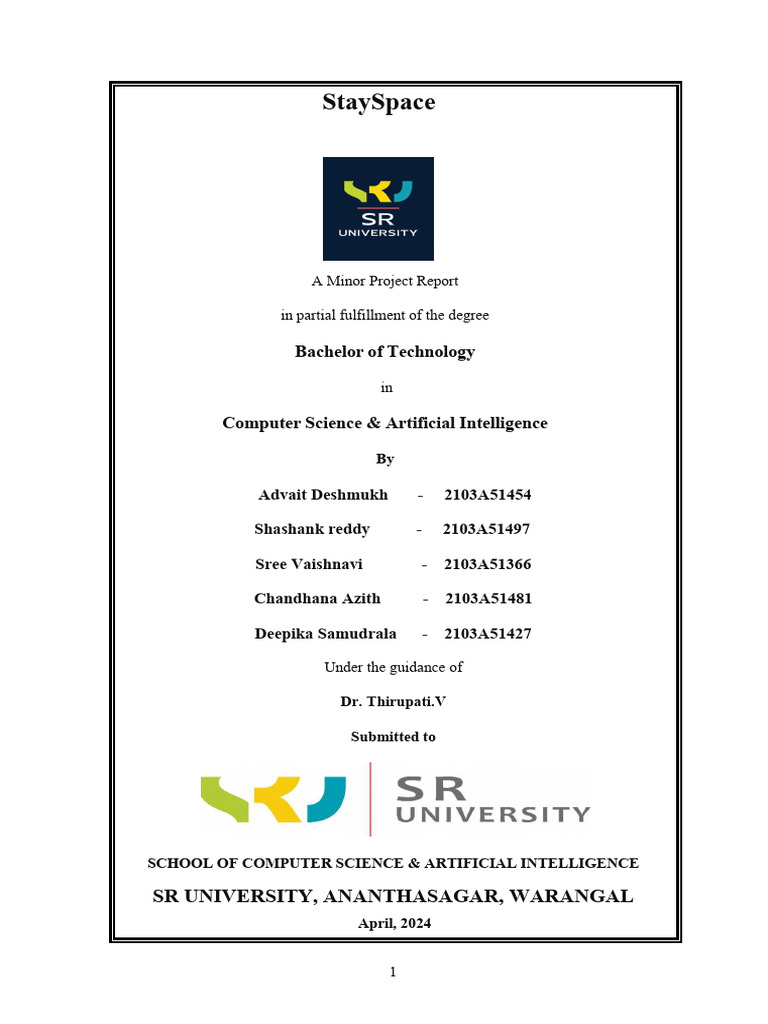 Minor Final FinalReport | PDF | Usability | Internet Of Things
