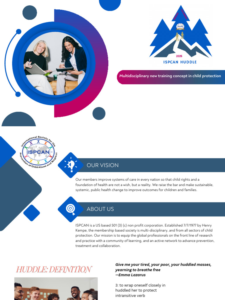 The Huddle Ispcan New Training Model | PDF | Violence | Public Health