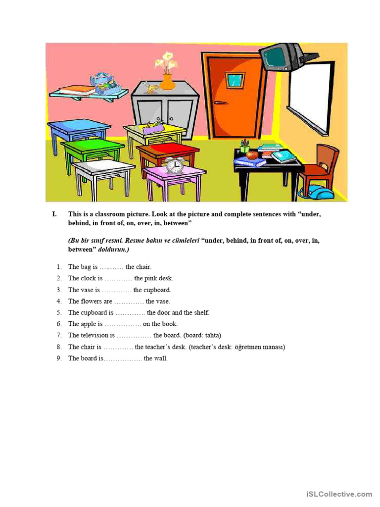 Prepositions of Place | PDF