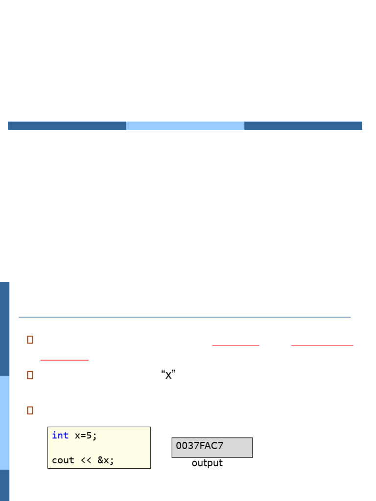Lecture 6 Pointers | PDF | Pointer (Computer Programming) | Computer ... Lecture 6 Pointers | PDF | Pointer (Computer Programming) | Computer ...