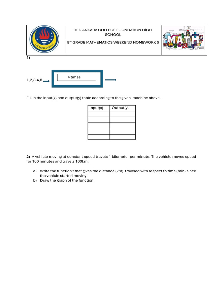 Weekend Hw 6 | PDF | Function (Mathematics) | Speed