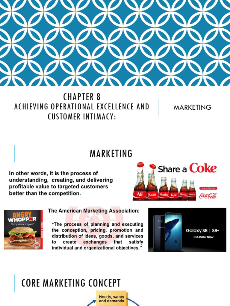 ACHIEVING OPERATIONAL EXCELLENCE AND CUSTOMER INTIMACY_MARKETING | PDF ...