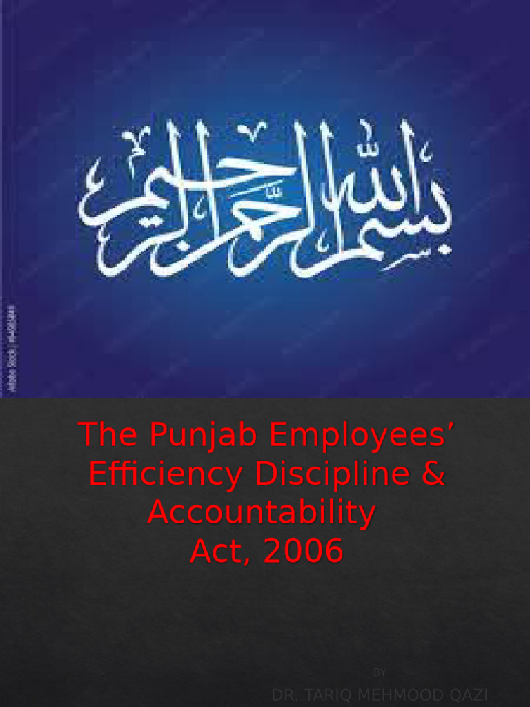 Peeda Act 2006 Ppt (Tariq Qazi) | PDF | Plea | Plea Bargain