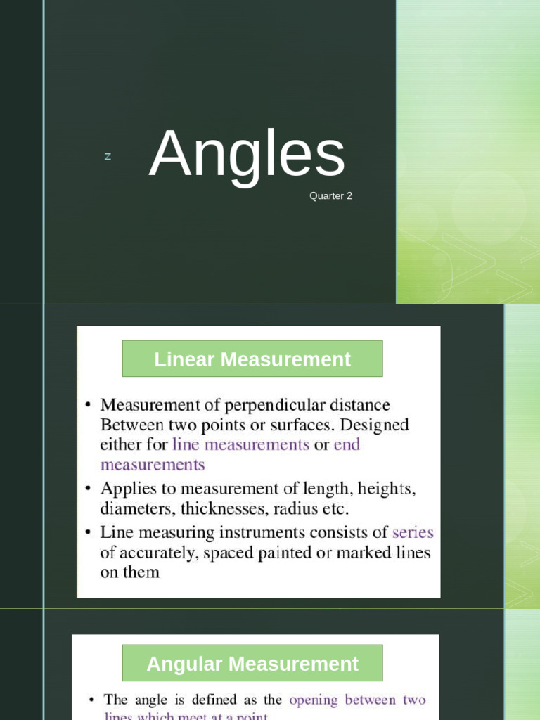 Quarter-2-Angles and Their Formulas | PDF | Angle | Circle
