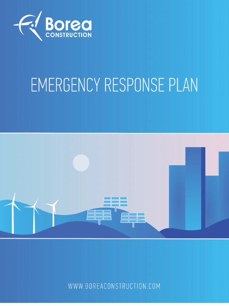Emergency Response Plan for Wind Farm | PDF | Emergency | First Aid