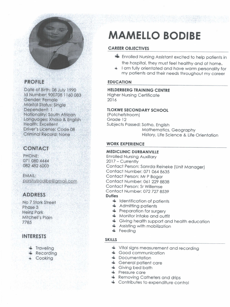 Mamello Bodibe - Compressed | PDF