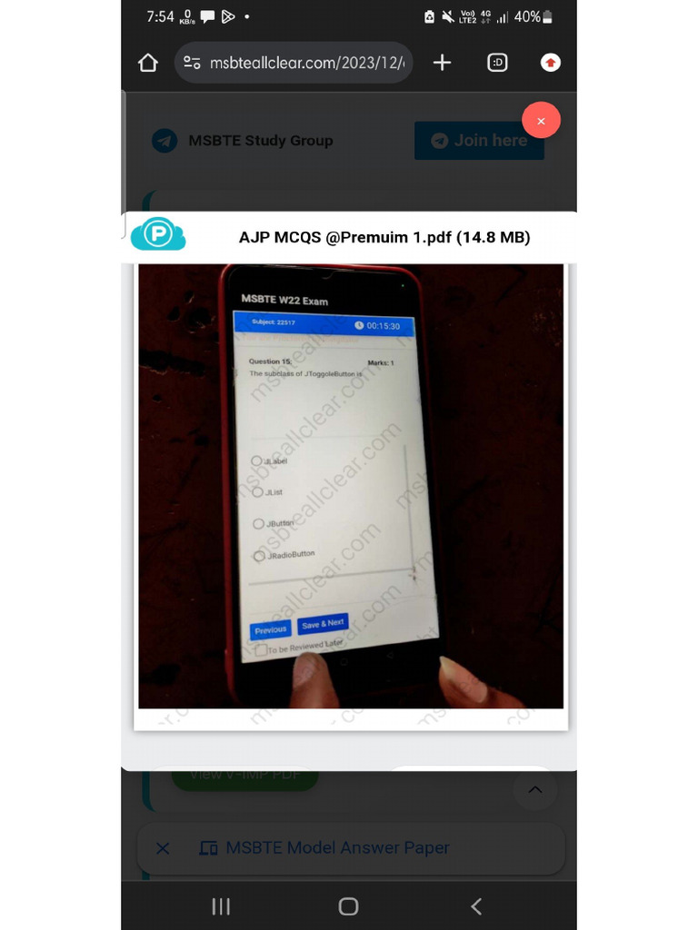 Ajp Previous Year MCQ | PDF