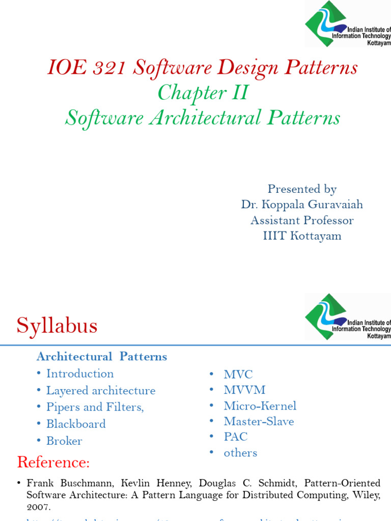 arc_patterns | PDF | Client–Server Model | Server (Computing)