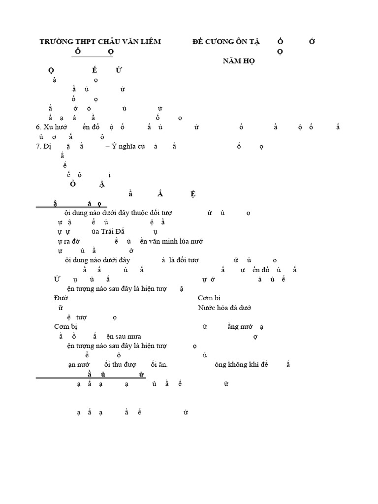 10-De Cuong Ck1 Hoa Học | PDF