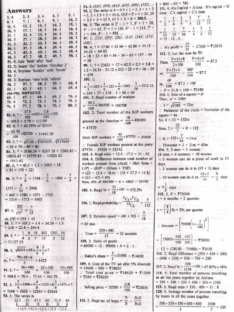 NICL Assistant Exam Model Question Paper 1 Answer Key | PDF