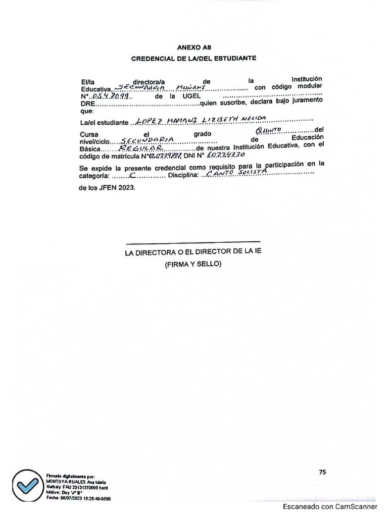 Modelo de Credencial | PDF