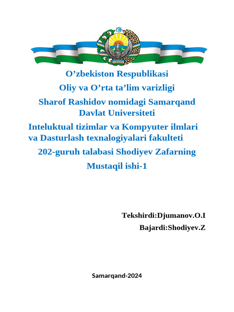 Kompyuter Tarmoqlari 3 Chi. | PDF