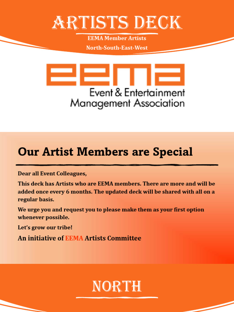 EEMA Artist Members Overview | PDF | Magic (Illusion) | Disc Jockey