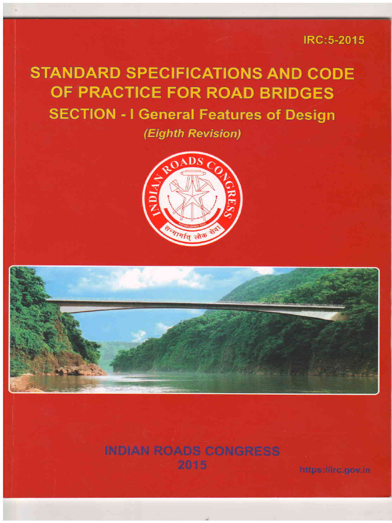 IRC:5-2015 Road Bridge Design Code | PDF | Tunnel | Transport ...
