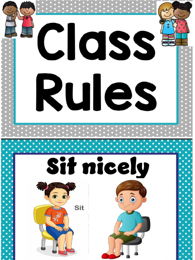 Classroom Behavior Guidelines | PDF