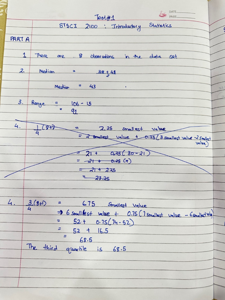 Arnav Aggarwal STSCI 2100 - Test #1 | PDF