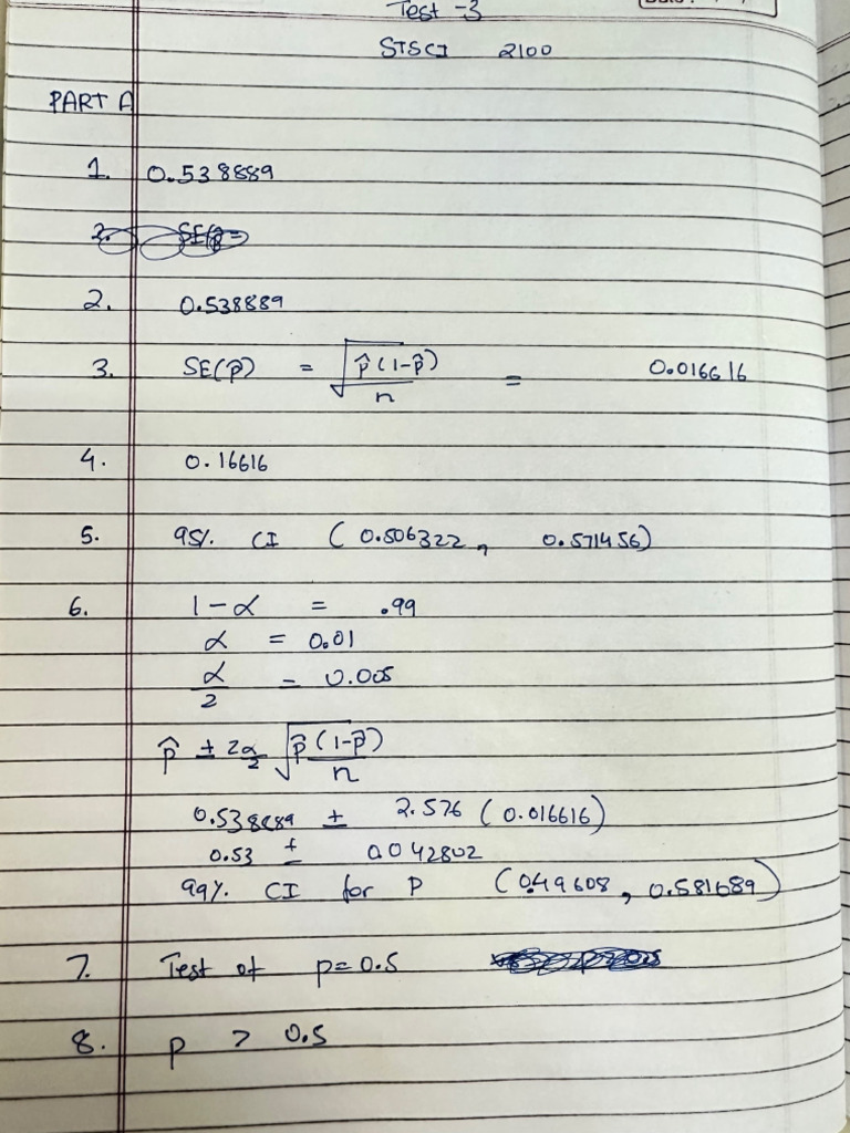 Arnav Aggarwal STSCI 2100 Test#3 | PDF