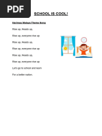 Hello Song for Kids Lyrics | PDF | Refrain | Musical Forms
