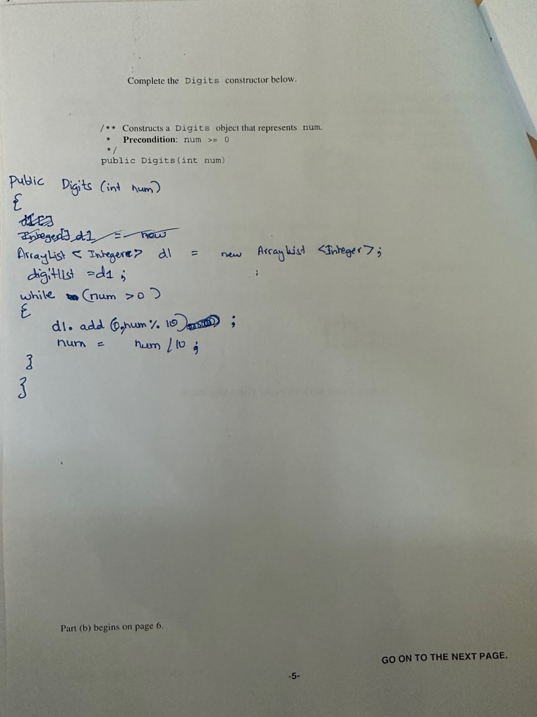 AP CSA Mock 8 FRQs | PDF