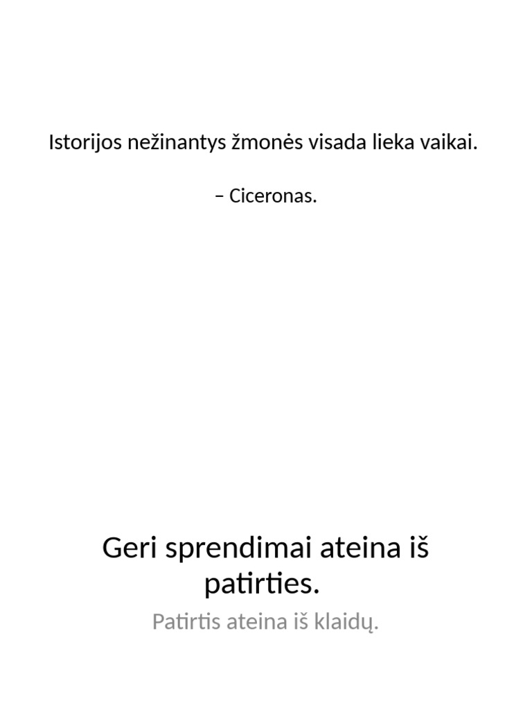 Ivadas I 7 Klases Istorijos Kursa | PDF