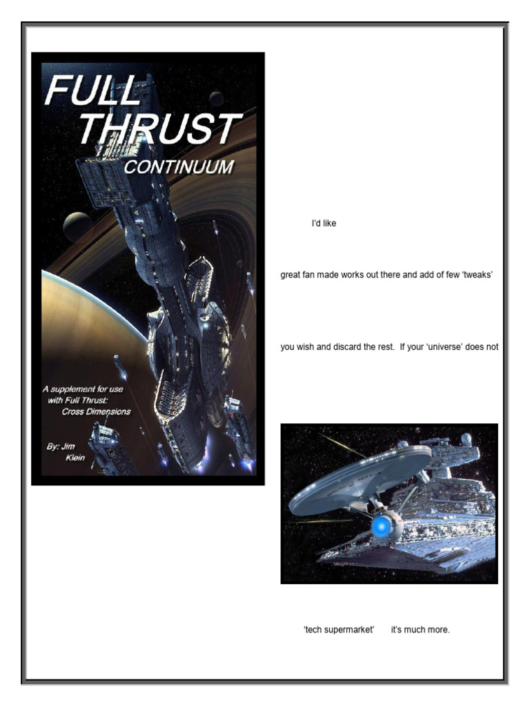 Xxxfull Thrust Cross Dimension Continuum 2.0.01 - With Page Numbers | PDF | Fighter Aircraft ...