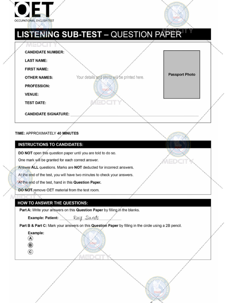 Listening Paper 30 | PDF